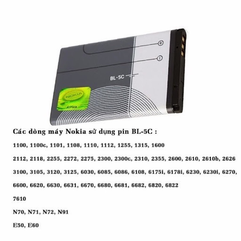 Pin nokia 4C, pin 5C Pin nokia zin, ic chống phù | Shopee Việt Nam