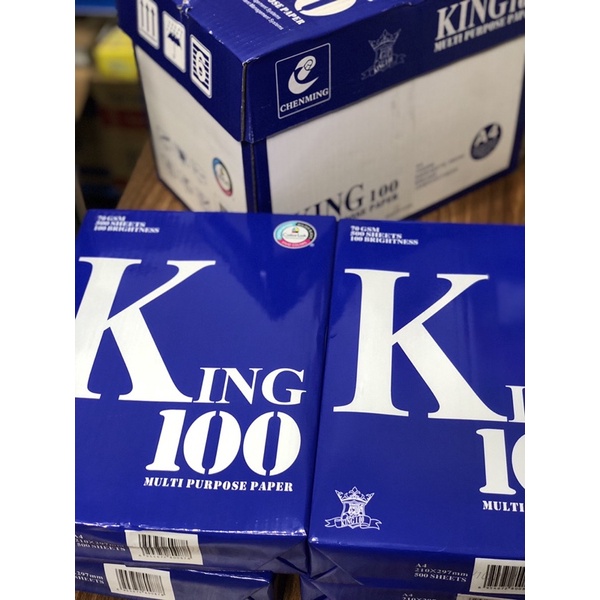 Giấy A4 (King 100 70gsm Chính hãng, Giá rẻ) | Shopee Việt Nam