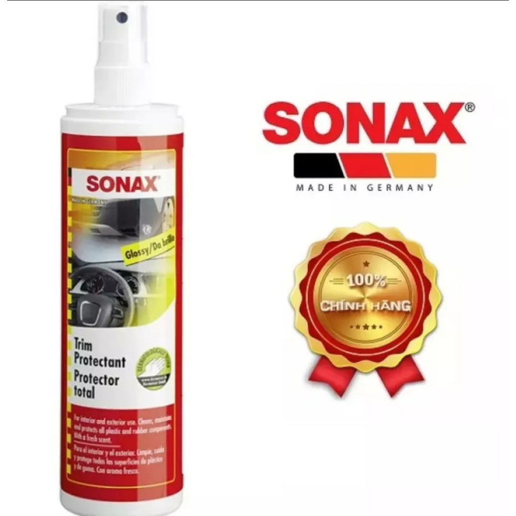 Chai Xịt Bảo Dưỡng Nhựa Trong Và Ngoài Xe SONAX Trim Protectant ...