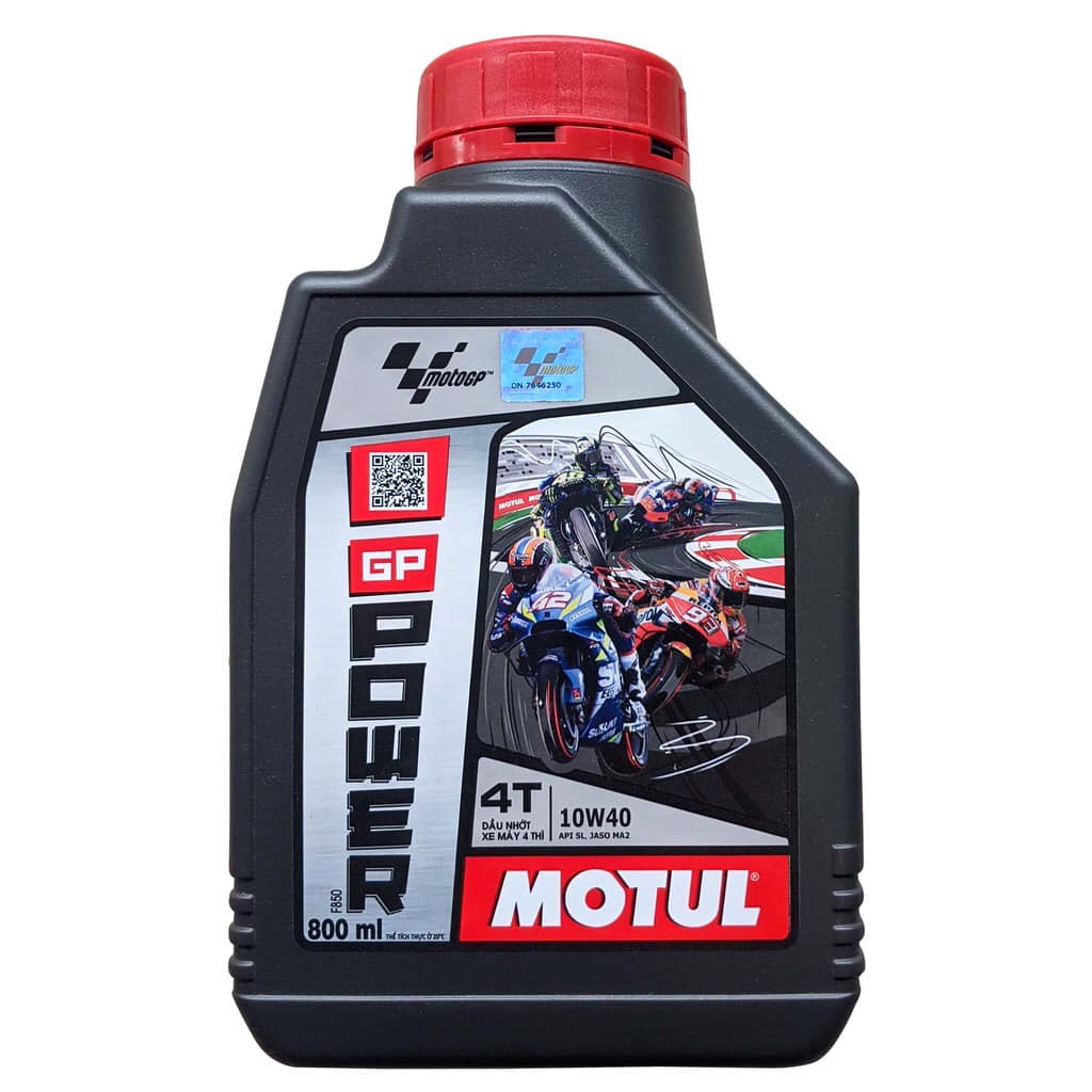 Dầu nhớt động cơ Motul 4T GP Power 10W-40 XE SỐ + CÔN TAY _ 800ML | Shopee Việt Nam