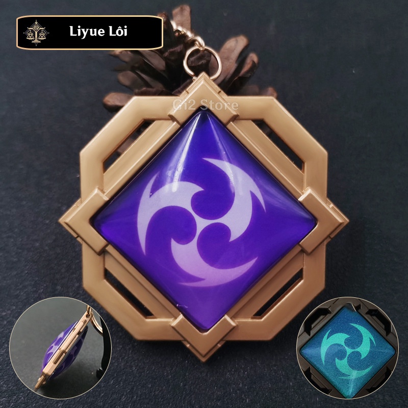 [MỚI FONTAINE] Móc khóa mô hình Vision Nguyên tố game Genshin Impact ...