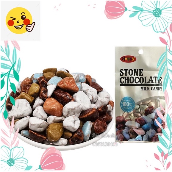 Happy STONE CHOCOLATE Milk Candy gói | Shopee Việt Nam