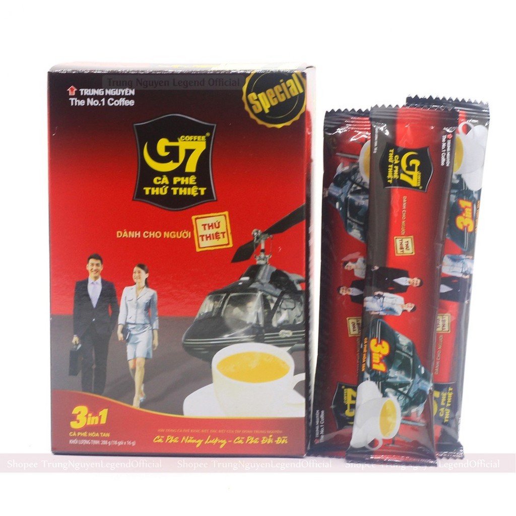Combo 3 hộp cà phê G7 3in1 - 18 gói*16g | Shopee Việt Nam