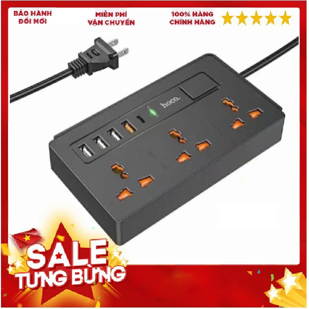 Ổ điện USB đa năng, thông minh, an toàn chống cháy nổ Hoco DC15 Chính ...