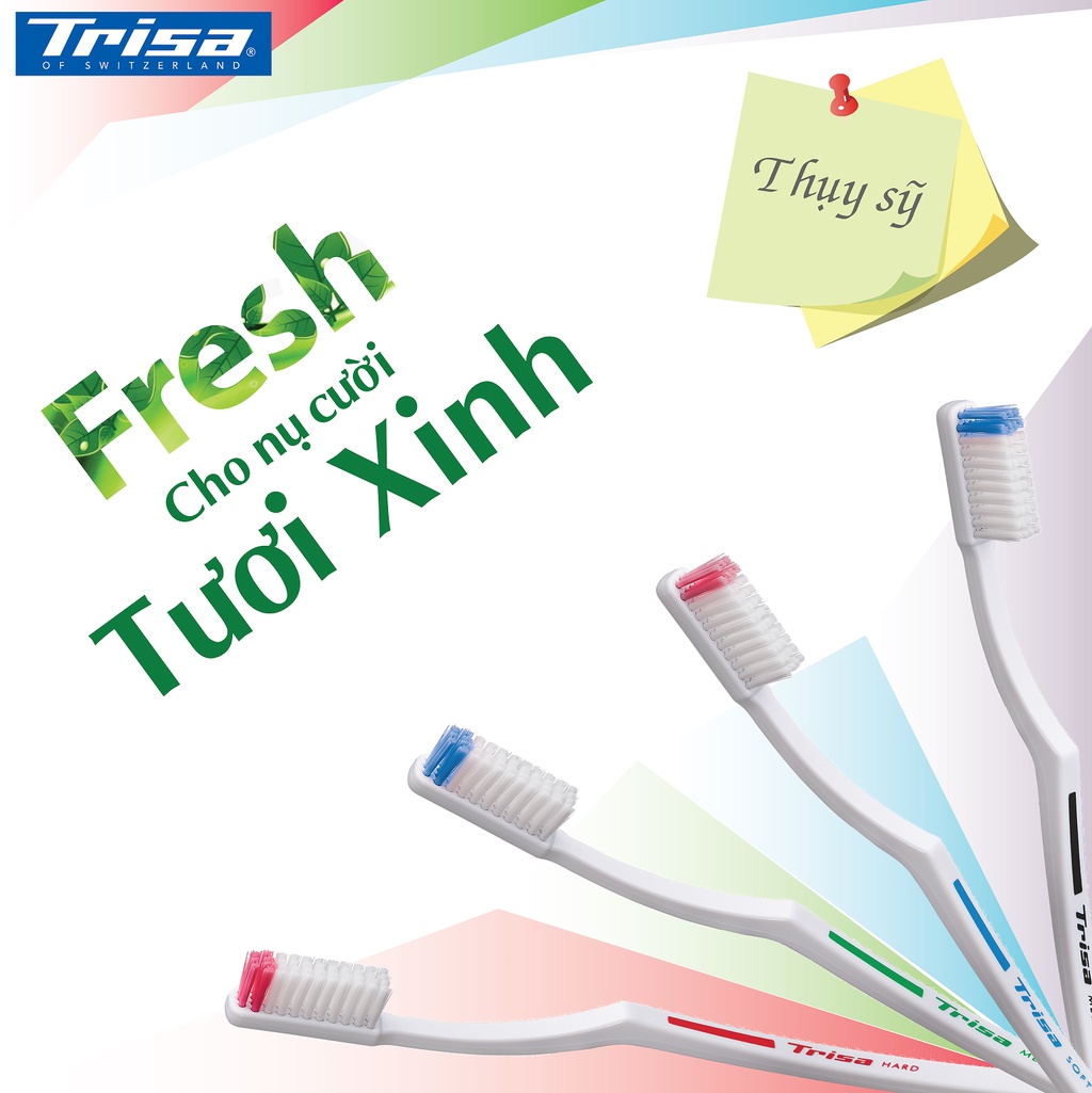 Combo Bàn Chải Đánh Răng Trisa Fresh | Shopee Việt Nam