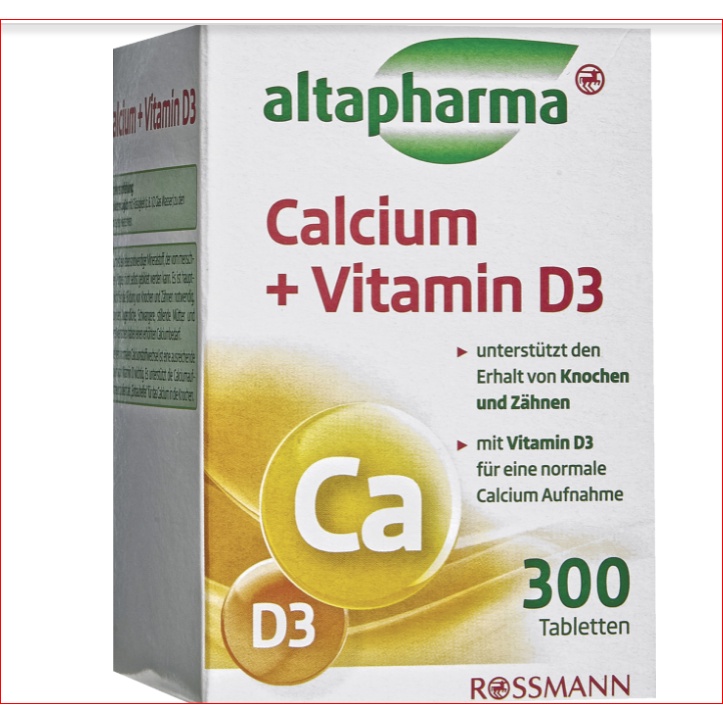 Đồ uống Altapharma Calcium 1000 + D3 lọ 300 viên | Shopee Việt Nam