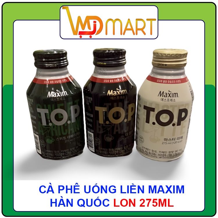 Cà phê uống liền Maxim lon 275ml | Shopee Việt Nam