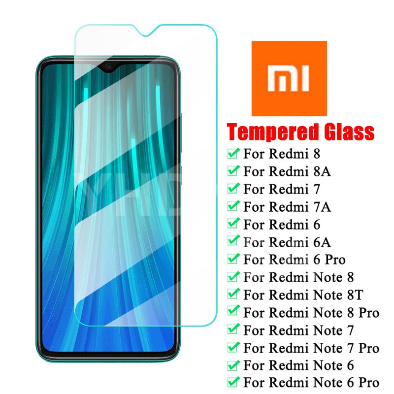 Kính cường lực 9H cho Redmi Note 5 6 7 8 9 10 11 5A 6A 7A 8A 9A 9C 9T ...