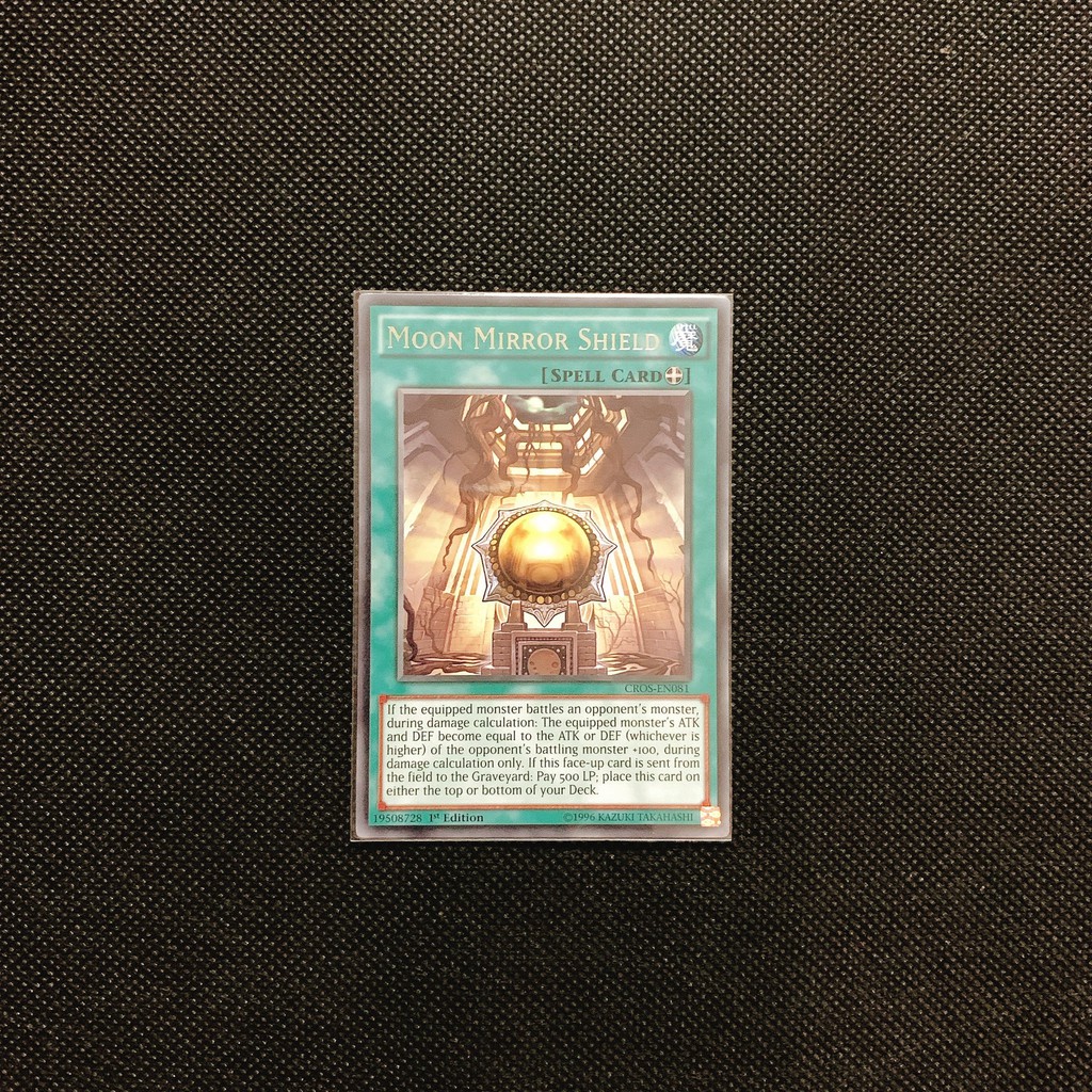 [Thẻ bài] Moon Mirror Shield TCG CROS-EN081 Thẻ bài Yugioh chính hãng | Shopee Việt Nam