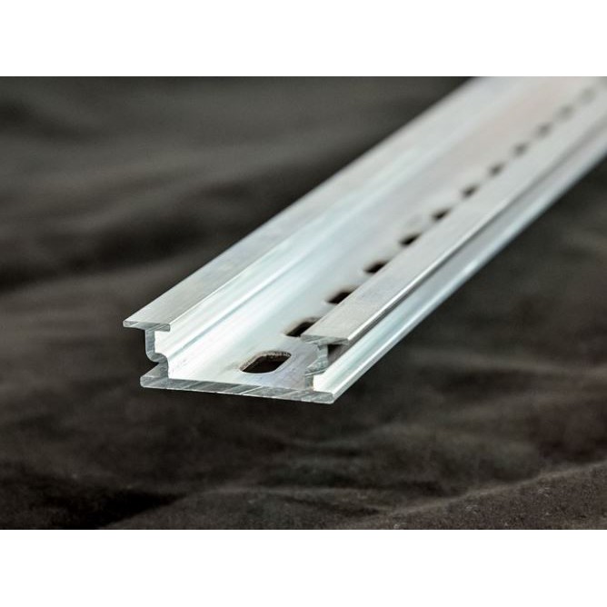 Thanh ray nhôm thanh DIN thanh ray cài áp (Loại tốt- dày 1mm) | Shopee ...