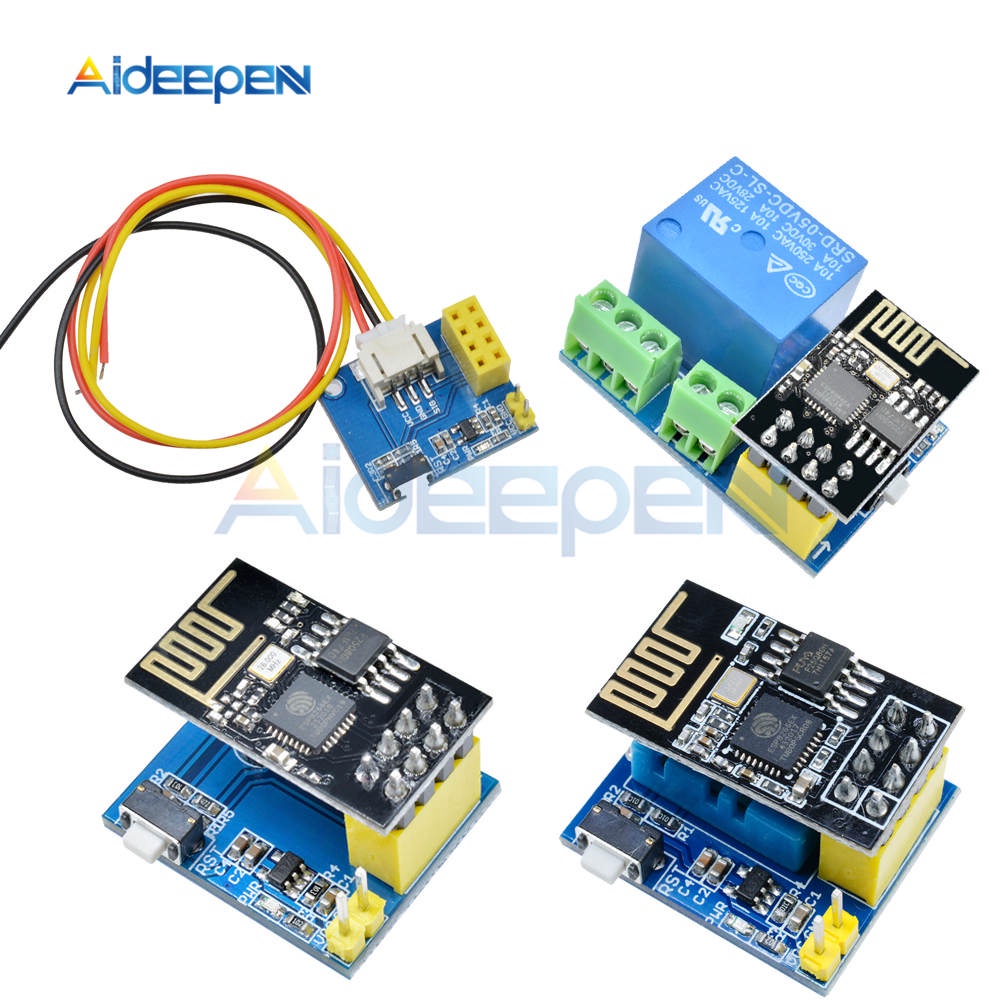 Mô-đun Rơ Le wifi esp8266 5v ds18b20 dht11 rgb Điều Khiển Từ Xa esp-01 ...