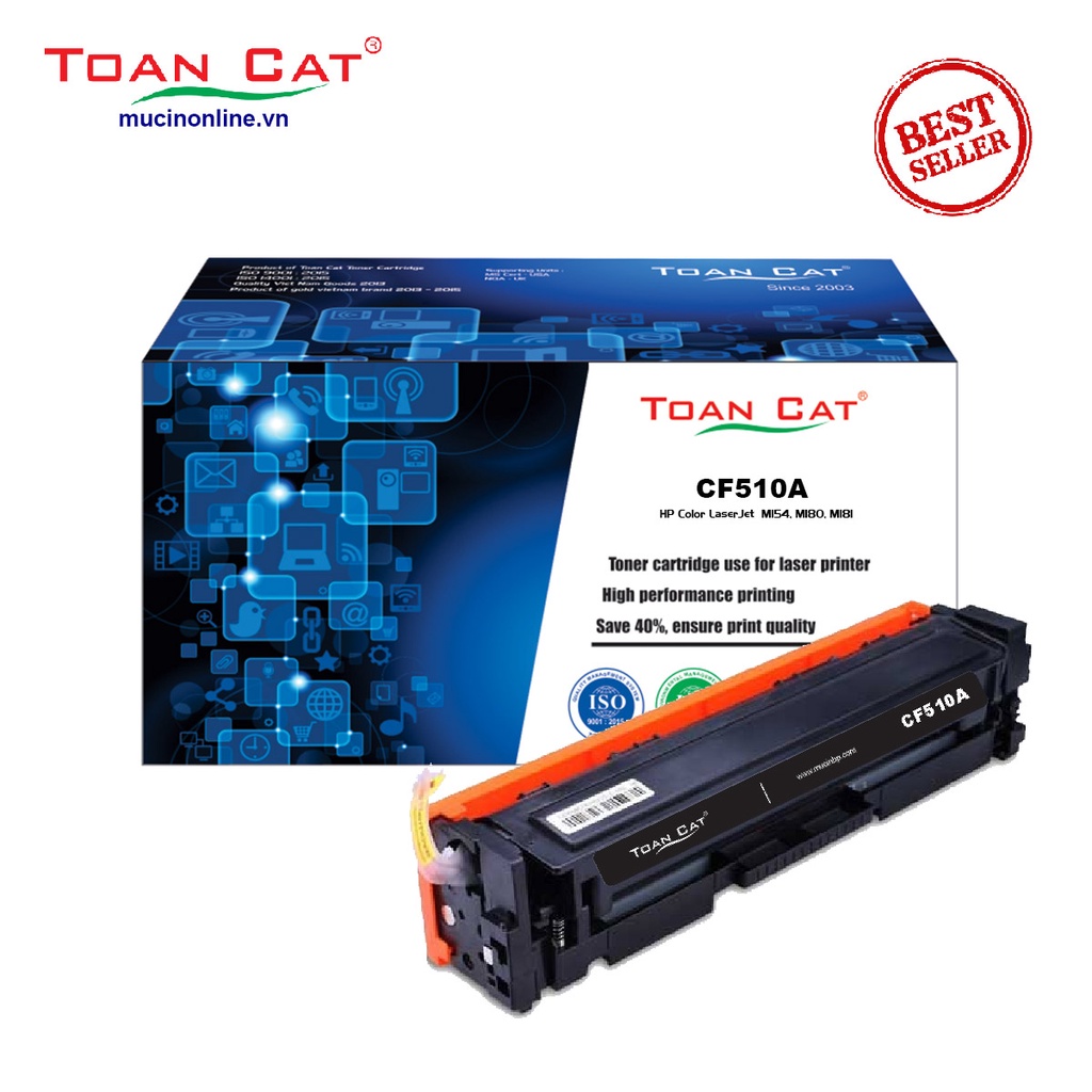 Hộp mực in Toàn Cát CF540 - CF541 - CF542 - CF543 dùng cho máy in HP ...