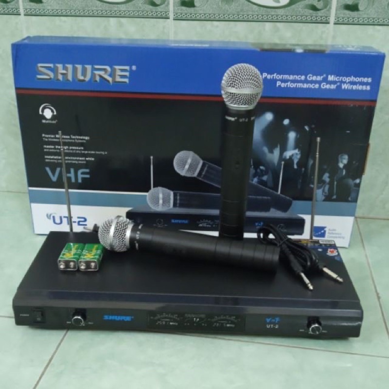 Micro không dây UT2 âm thanh chuẩn bh 1 năm | Shopee Việt Nam