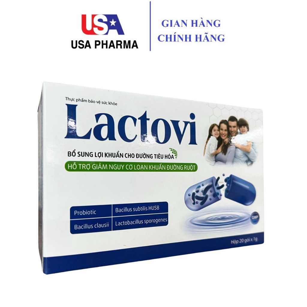 LACTOVI - BỔ SUNG LỢI KHUẨN CHO ĐƯỜNG TIÊU HÓA HỖ TRỢ GIẢM NGUY CƠ LOẠN ...