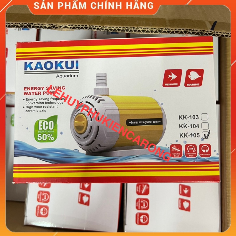 Bơm Bể Cá KAOKUI Siêu Êm, Tiết Kiệm Điện KK101 6w KK102 15w KK103 30w KK104 40w KK105 50w ...