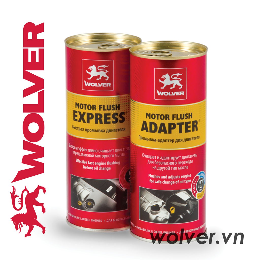 DUNG DỊCH SÚC RỬA ĐỘNG CƠ – SỬ DỤNG KHI THAY NHỚT - WOLVER MOTOR FLUSH ...