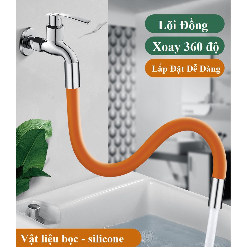 Ống nối dài vòi nước xoay 360 độ linh hoạt tiện lợi 20/30/50cm | Shopee Việt Nam