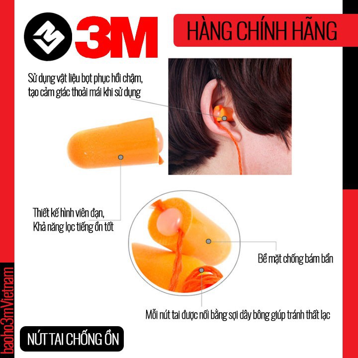 3M1110 - Nút tai chống ồn chất liệu bọt biển | Shopee Việt Nam