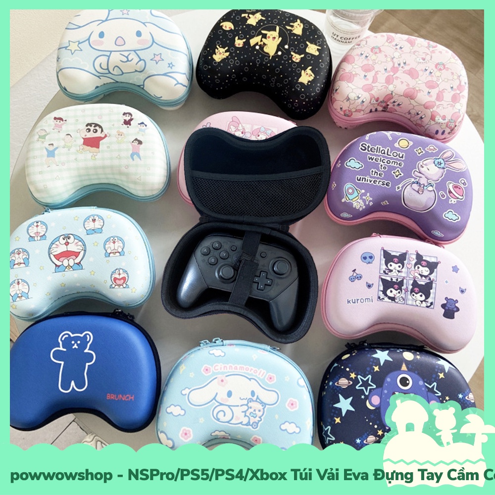 [Sẵn VN - Hỏa Tốc] NSPro/PS4/PS5/Xbox Túi Vải Eva Đựng Tay Cầm Controller Switch Pro ...