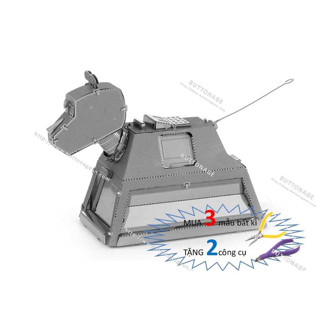 Mô Hình Lắp Ghép kim Loại 3D Chó Robot K9 (Doctor Who) | Shopee Việt Nam