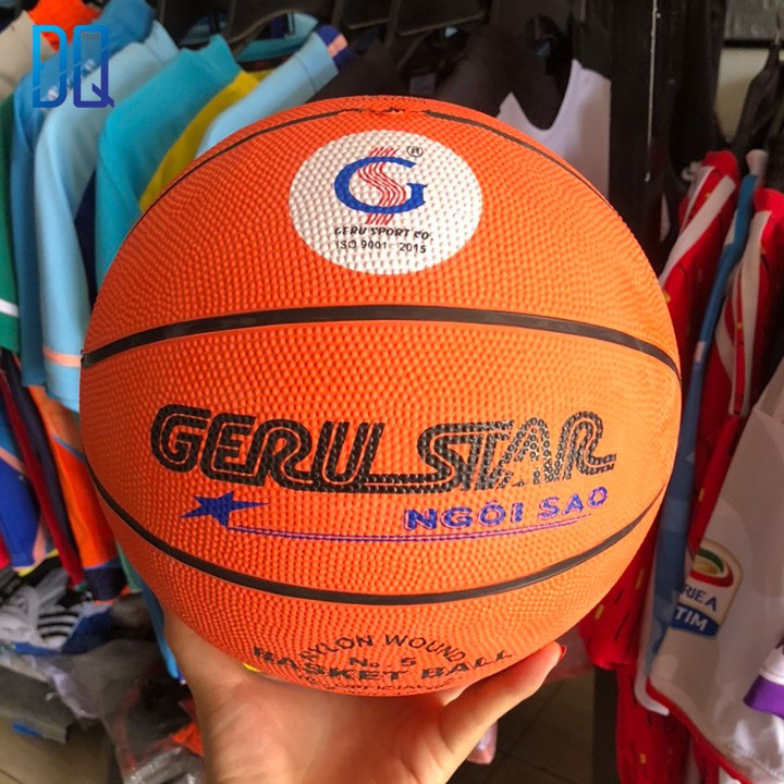 Qủa bóng chuyền GeruStar màu cam size 5,6,7 ( Tặng kèm kim bơm bóng và ...
