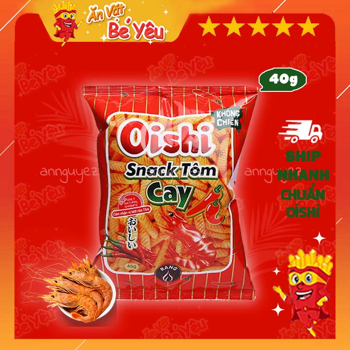 Bim bim Oishi snack tôm cay 32g | Shopee Việt Nam