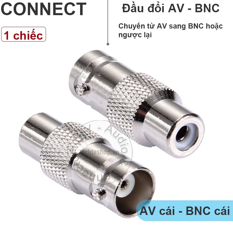 Đầu chuyển AV cái sang BNC cái - Jack chuyển BNC female sang AV female 1 chiếc | Shopee Việt Nam