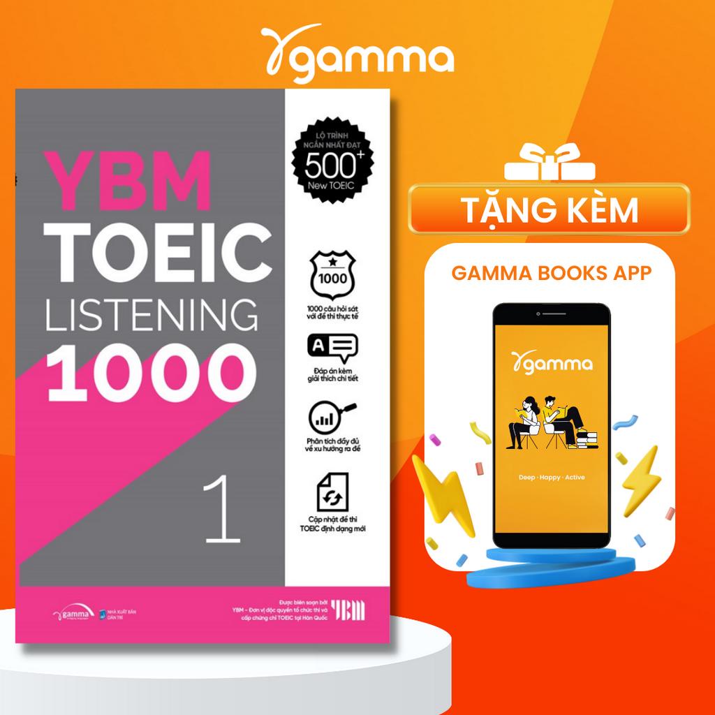 Sách YBM TOEIC Listening 1000 Vol 1: Chinh Phục Lộ Trình Toeic 500+ Đến 700+ | Shopee Việt Nam