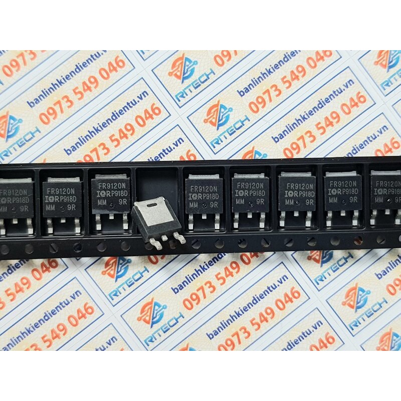 [Combo 5 chiếc] FR9120N IRFR9120NPBF Mosfet kênh – P 100V 6.6A TO-252AA ...