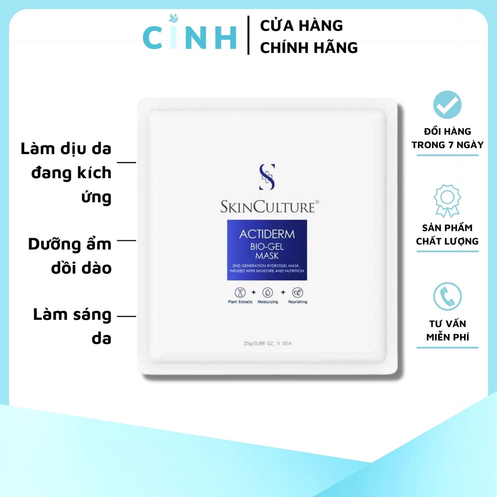 Mặt Nạ Cấp Ẩm Phục Hồi Da Cao Cấp Actiderm Bio-Gel Skinculture Chính ...