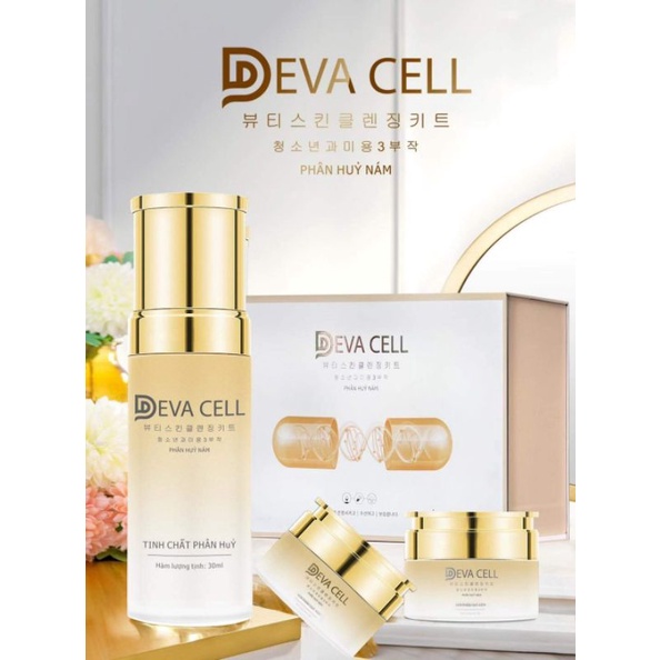 Bộ 3 Serum + Kem Phân Hủy Nám Deva Cell | Shopee Việt Nam