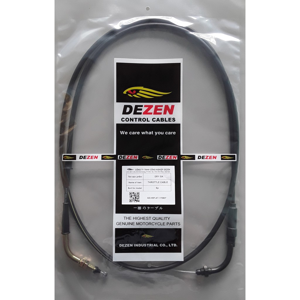 Dây ga SCR Lead 110 hãng Dezen, Mã sản phẩm: DZ-HSCR-AT-000 | Shopee ...