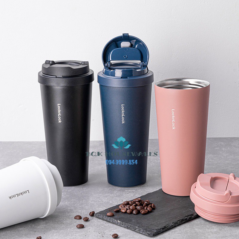 [ LOCK&LOCK ] Ly Giữ Nhiệt Lock&Lock 550ml Energetic One-Touch Tumbler LHC3249 | Shopee Việt Nam