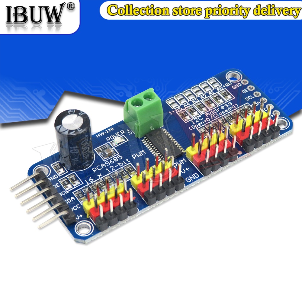 1 Mô Đun 16 Kênh 12-bit PWM/Servo Driver - I2C giao Diện - PCA9685 Cho ...