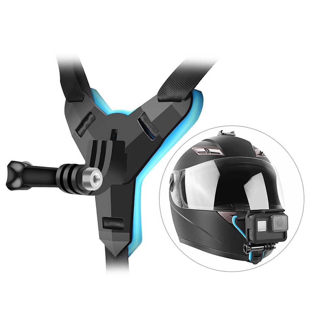 BỘ MOUNT GẮN CAMERA HÀNH TRÌNH GOPRO, 4K, A9 LÊN MŨ BẢO HIỂM FULLFACE ...