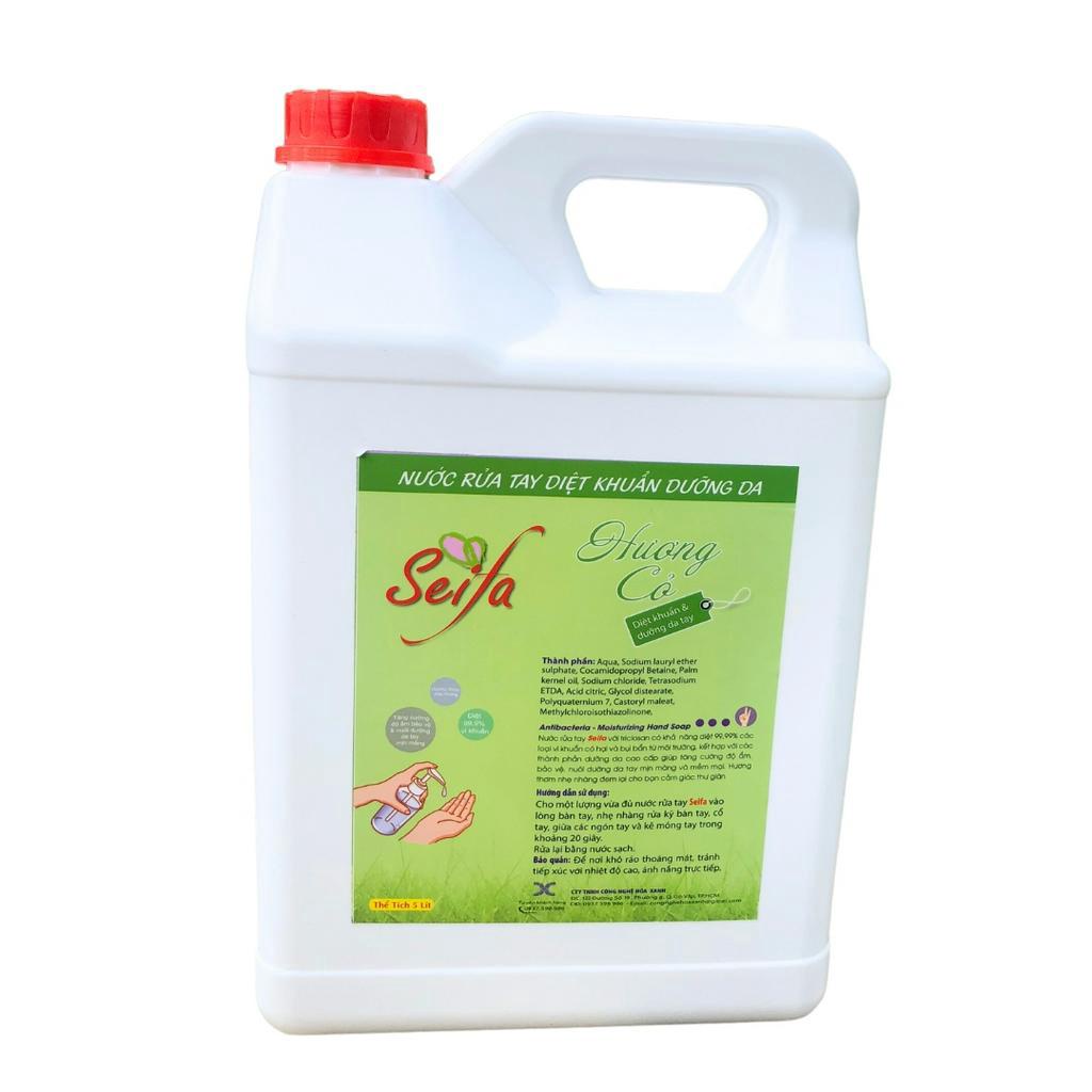 [Xà phòng] Nước Rửa Tay diệt khuẩn Seifa Can 5 Lít | Shopee Việt Nam
