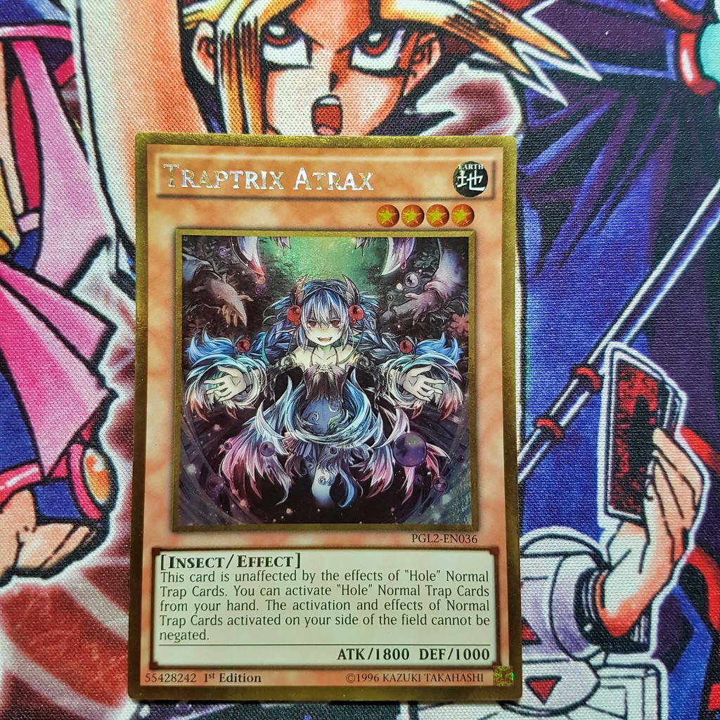Thẻ bài Yugioh chính hãng | Traptrix Atrax | PGL2 Gold rare. | Shopee ...