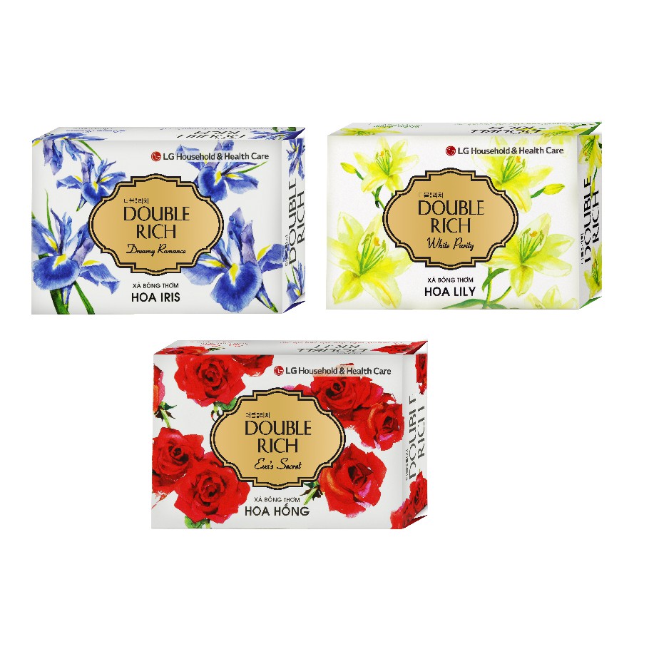 Xà bông Thơm Double Rich Hương Hoa Lily - Soft purity Soap 90G | Shopee ...