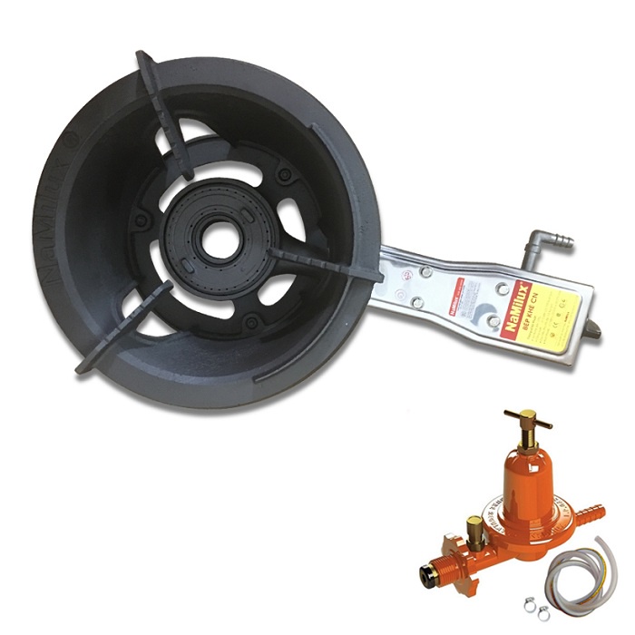 COMBO bếp khè gas công nghiệp NAMILUX NA-196 + Bộ dây van cao áp ...