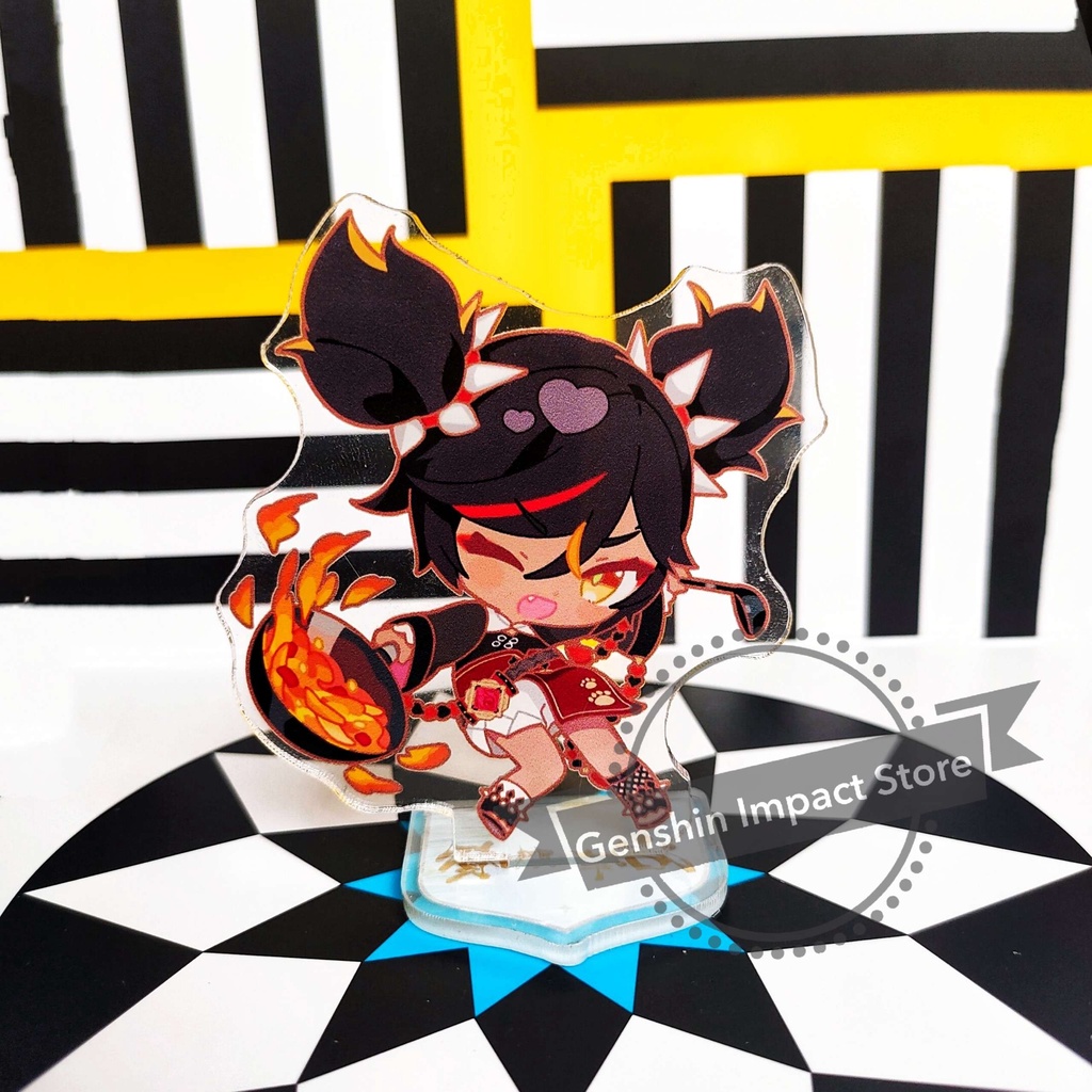 Mô hình standee tượng mica Genshin Impact (Liyue) Xiao Zhongli Childe ...