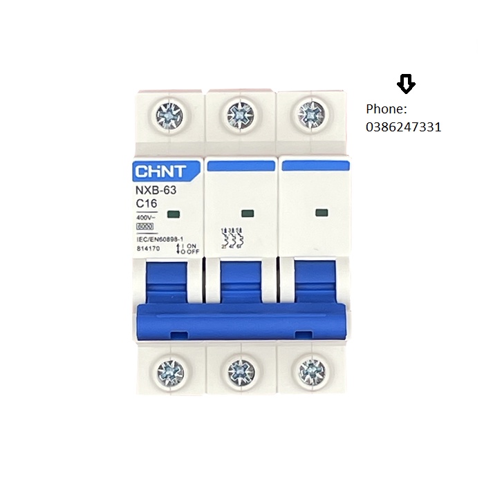 Cầu dao Aptomat MCB NXB-63 3 Pha 6A - 63A dòng cắt 6kA Hãng CHINT | Shopee Việt Nam