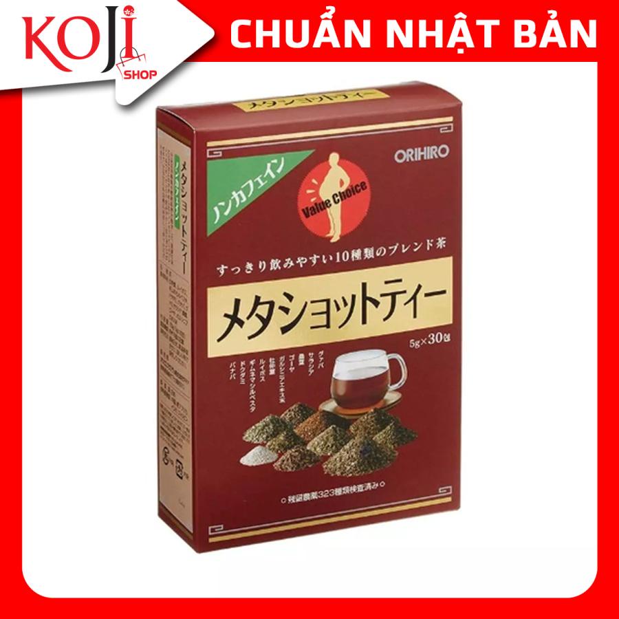 Trà giảm mỡ bụng Meta Shot Tea Orihiro 30 gói | Shopee Việt Nam