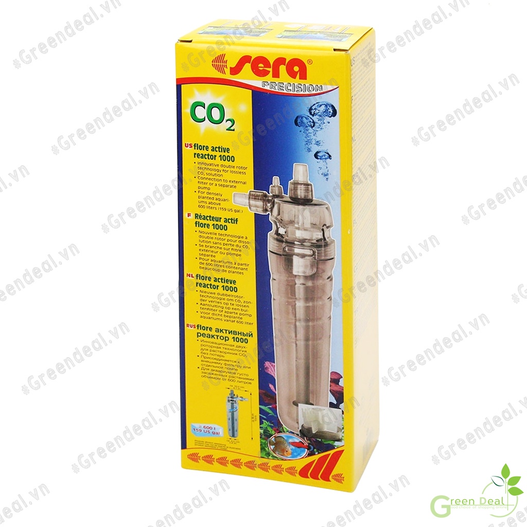 SERA - Flore CO2 Active Reactor 1000 | Bộ trộn cánh quạt hòa tan CO2 cho hồ thuỷ sinh | Shopee ...