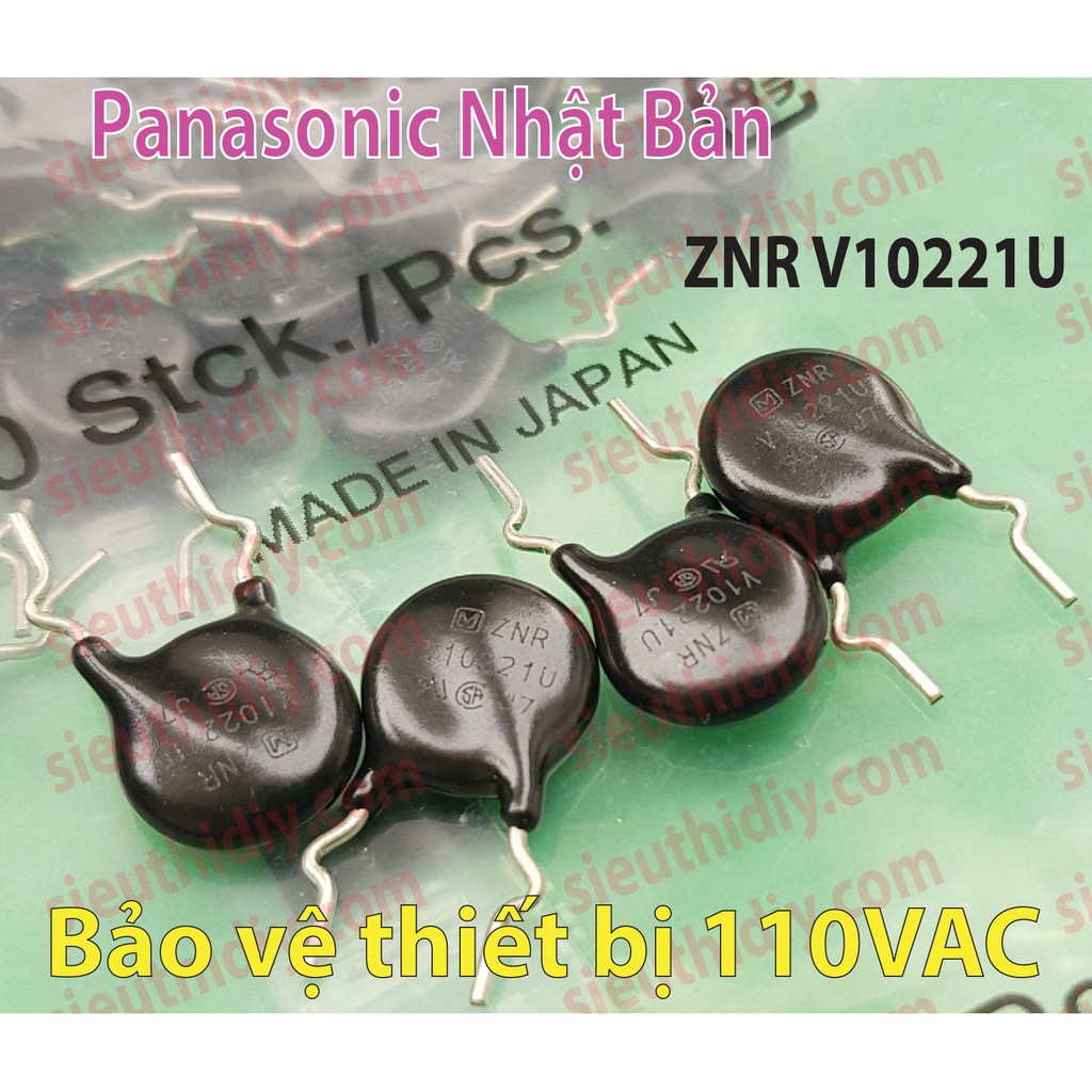 Tụ chống sét Varistor (MOV) bảo vệ quá áp thiết bị điện, điện tử ...