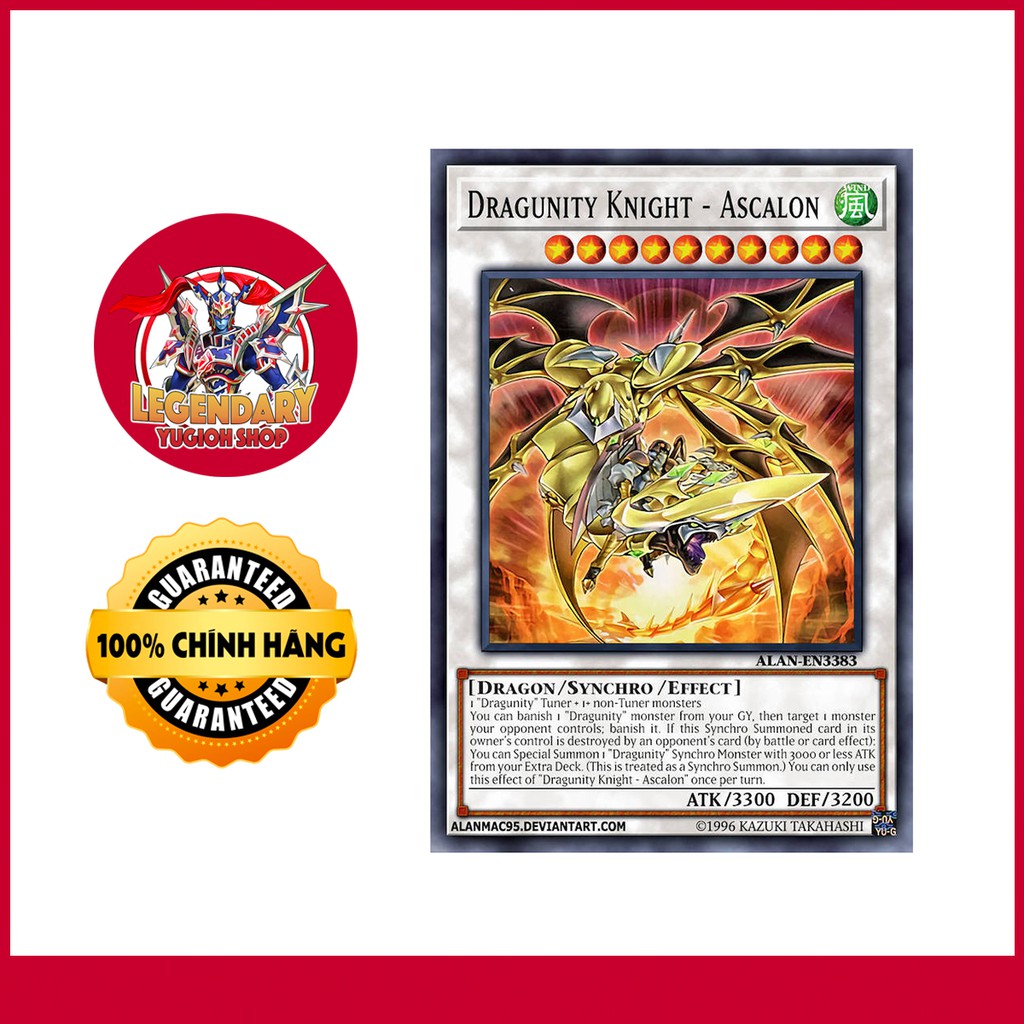 [Thẻ Bài Yugioh Chính Hãng] Dragunity Knight - Ascalon | Shopee Việt Nam