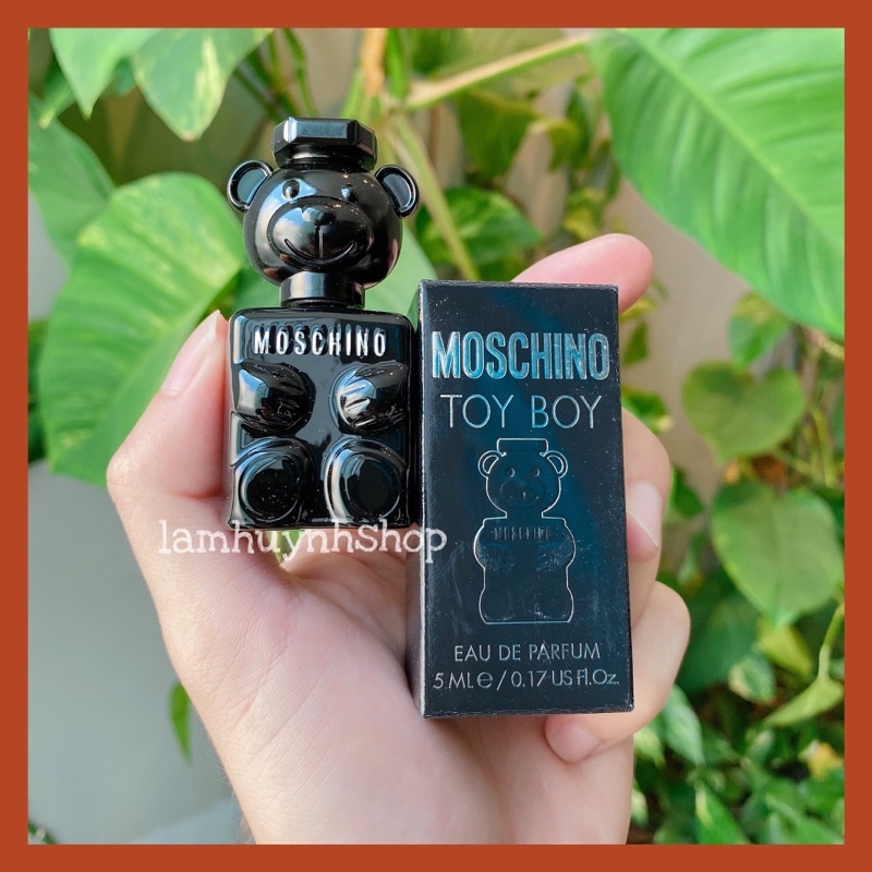 [ CHÍNH HÃNG] Nước hoa mini MOSCHINO TOY BOY Gấu đen 5ml | Shopee Việt Nam