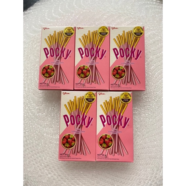Bánh que Pocky vị Dâu 38G x 10 Hộp mẫu mới | Shopee Việt Nam