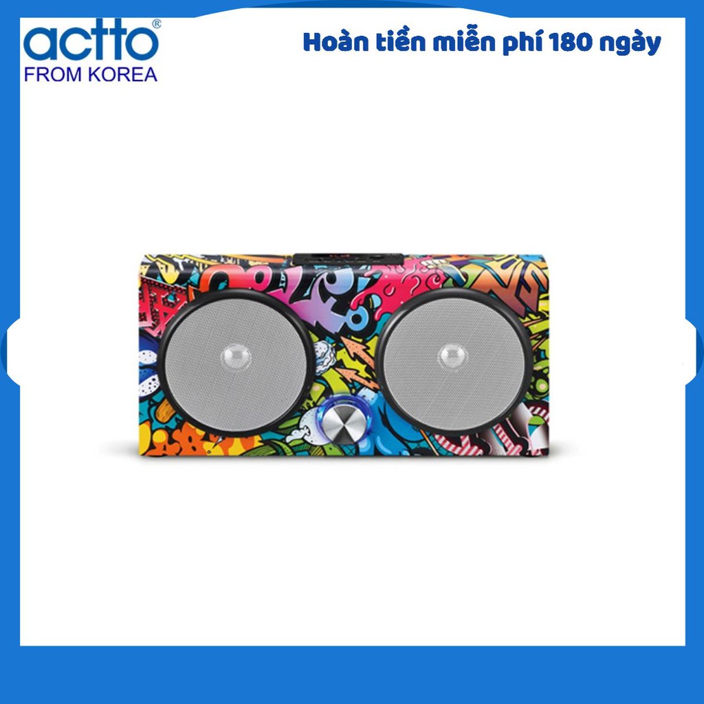 Loa bluetooth 4.2 thiết kế Graffiti độc đáo ACTTO BTS-20 HÀNG NỘI ĐỊA HÀN QUỐC CAO CẤP CHÍNH ...
