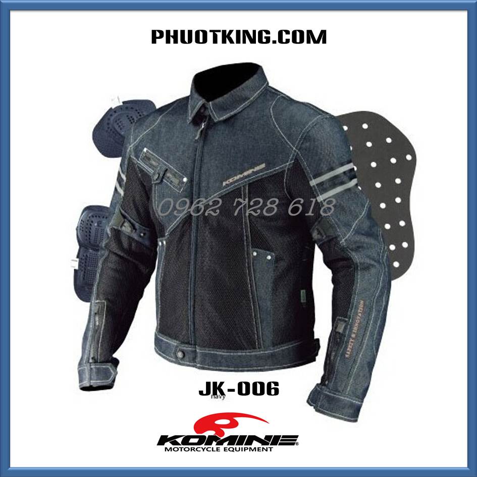 Áo giáp Jean Komine JK-006 - Bộ quần áo giáp bò KOMINE | Shopee Việt Nam