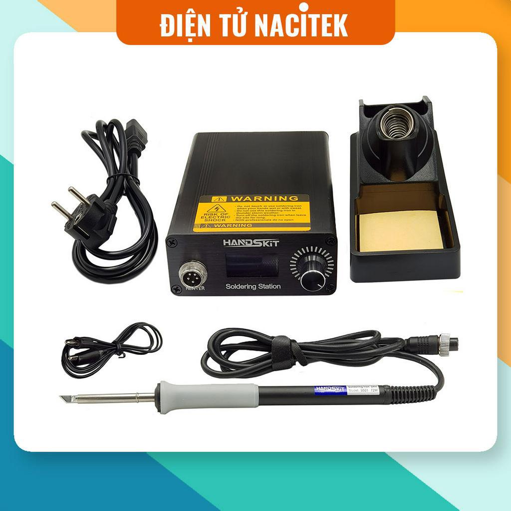 [NSHOP] Trạm hàn T12 HandSkit điều chỉnh nhiệt độ 70W gia nhiệt cực nhanh PID, màn hình điều ...